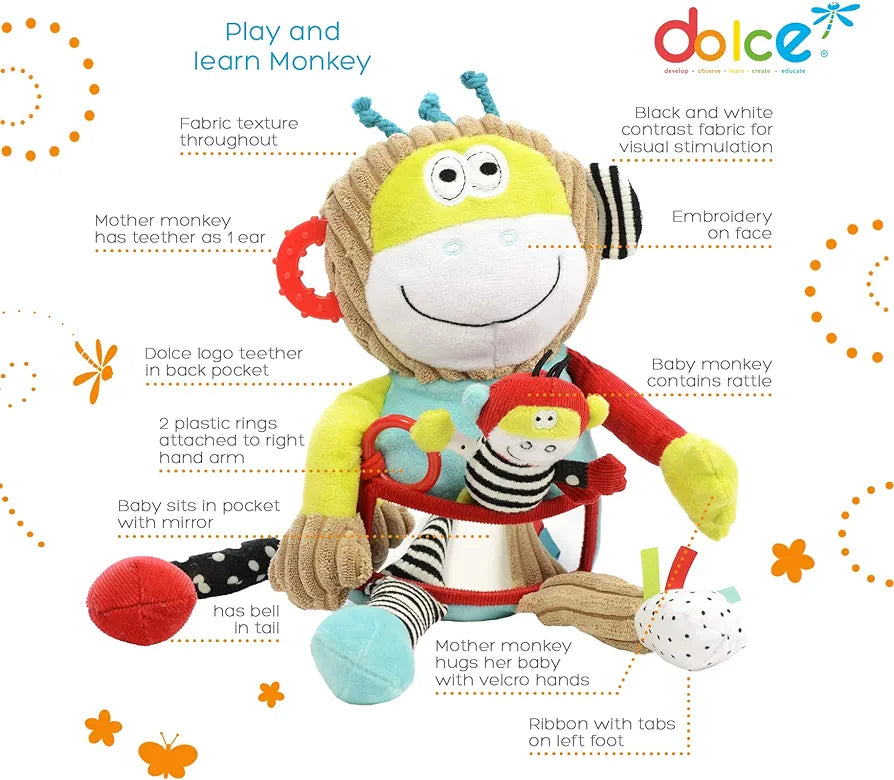 Play and learn Monkey charlie El mono – Bebé Confortable